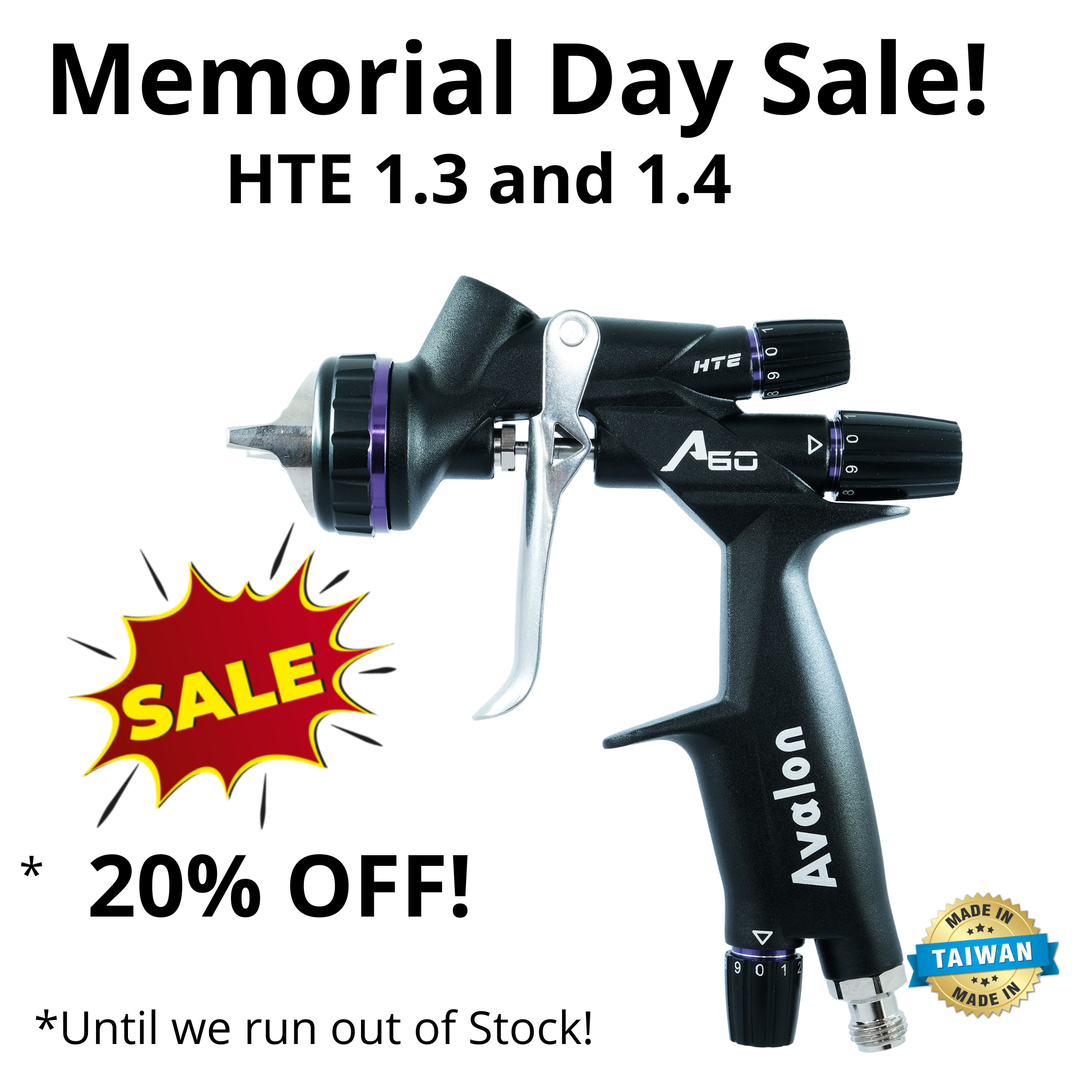 A-60 UTE (HTE) AUTOMOTIVE SPRAY GUN KIT – AV Spray Guns